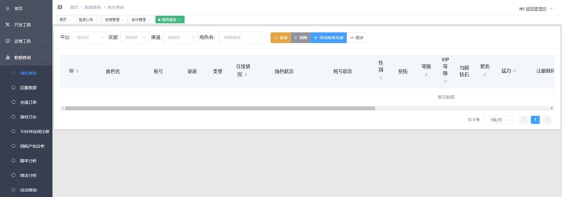 内部游戏gm后台系统开发案例 程序员客栈
